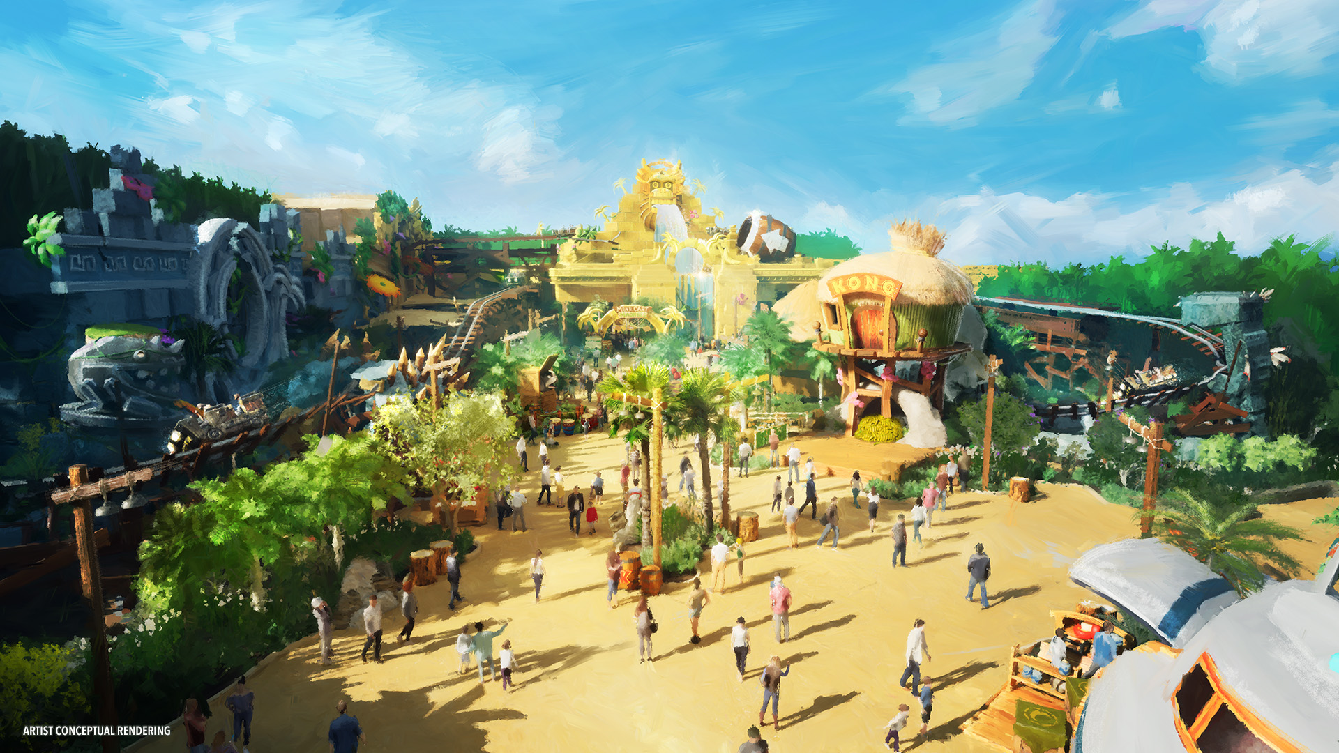 Novedades sobre el área de Donkey Kong Country en Universal Studios ...