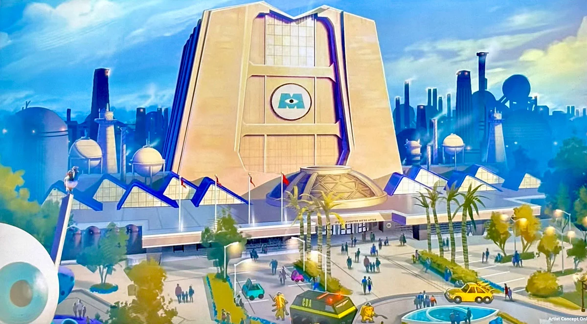 Disney comparte un NUEVO diseño de la atracción Door Vault de Monsters ...